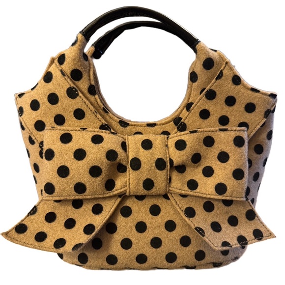 kate spade | Bags | Kate Spade Pilgrim Hill Tate Bow Wool Felt Bag ...